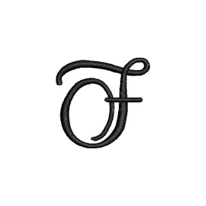 Matriz de Bordado Alfabeto Manuscrito Letra J para download imediato na ...