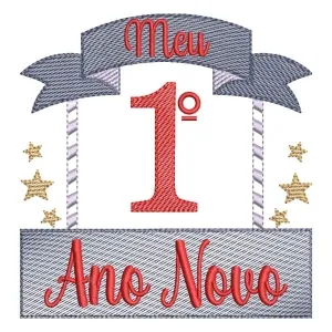 Matriz de Bordado Baby Ano Novo (Pontos Leves) para download imediato ...