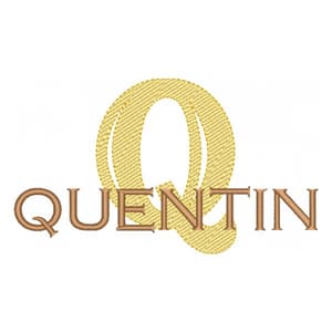 Matriz de Bordado Letra Q Country com Nome (Pontos Leves) para download ...