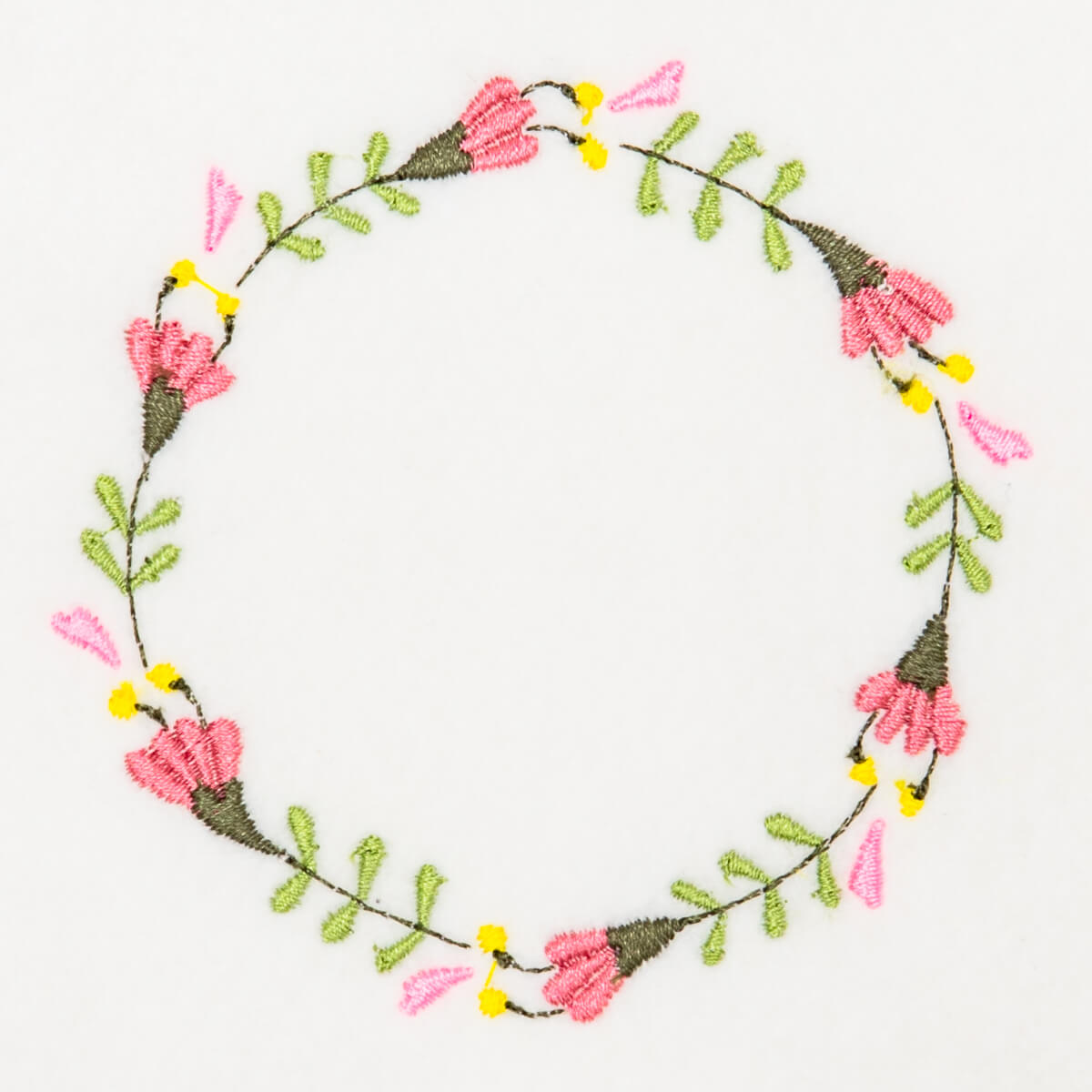 Matriz de Bordado Moldura Floral em Vários Tamanhos | E-Bordados