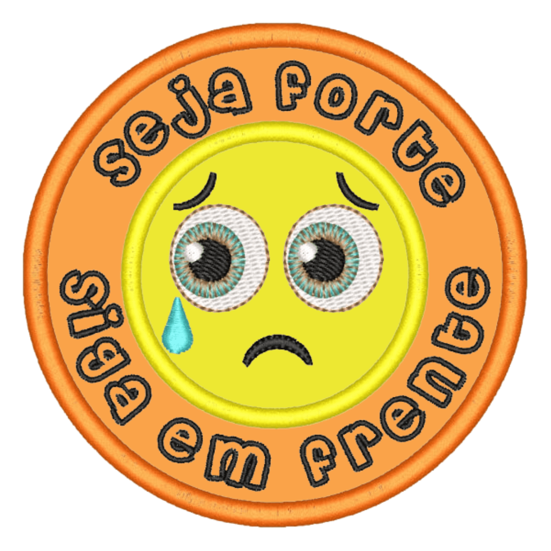 Matriz de Bordado Marca Página Emoji em Vários Tamanhos | E-Bordados