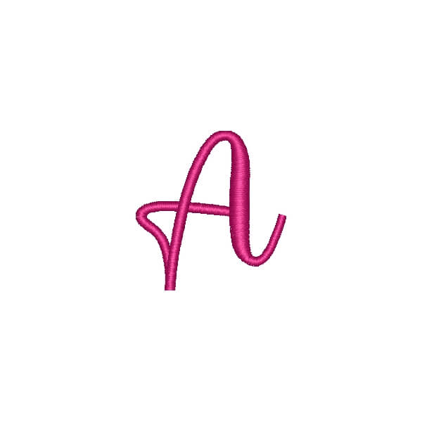 Matriz de Bordado Alfabeto Pastel Candy Letra A em Vários Tamanhos | E ...