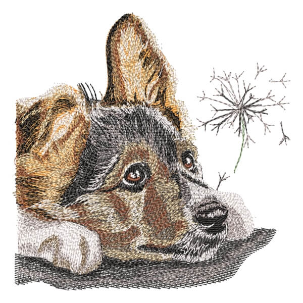 Dog Silhouette Embroidery Designs Top Dogs Applique Set 4 Machine