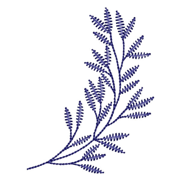 Matriz de Bordado Ramos em Vários Tamanhos | E-Bordados