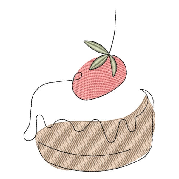 Contour Strawberry Shortcake Designs for Embroidery Machines | Embforlife