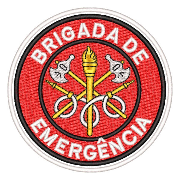 Matriz de Bordado Logo da Brigada de Emergência - Patch em Vários ...