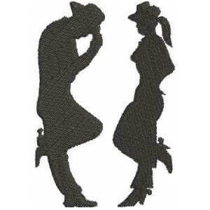 Matriz de Bordado casal country 2 em Vários Tamanhos | E-Bordados